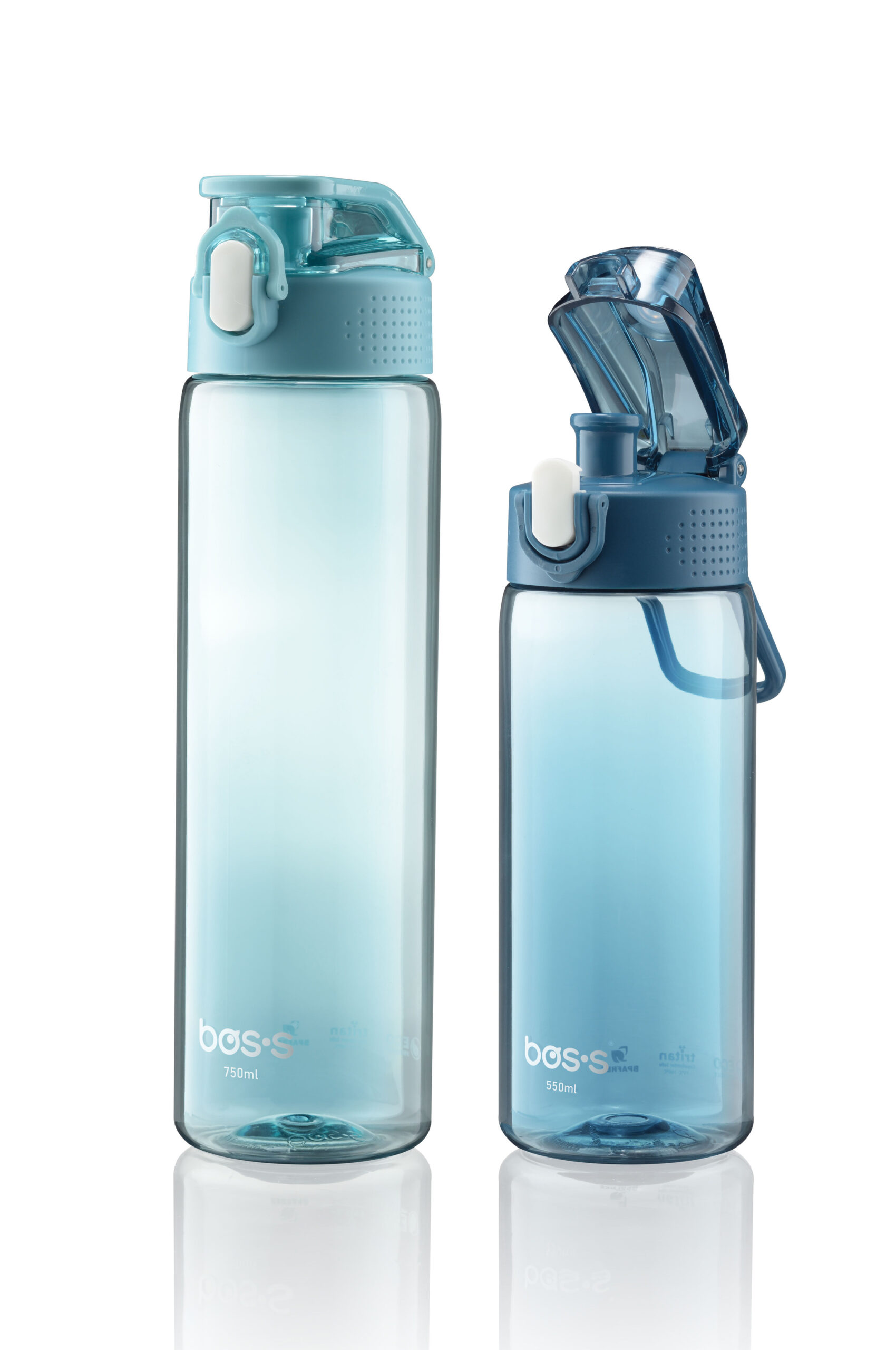 (BLUE & GREEN SERIES) - "bos's" TRITAN SPORT BOTTLE - Bos's